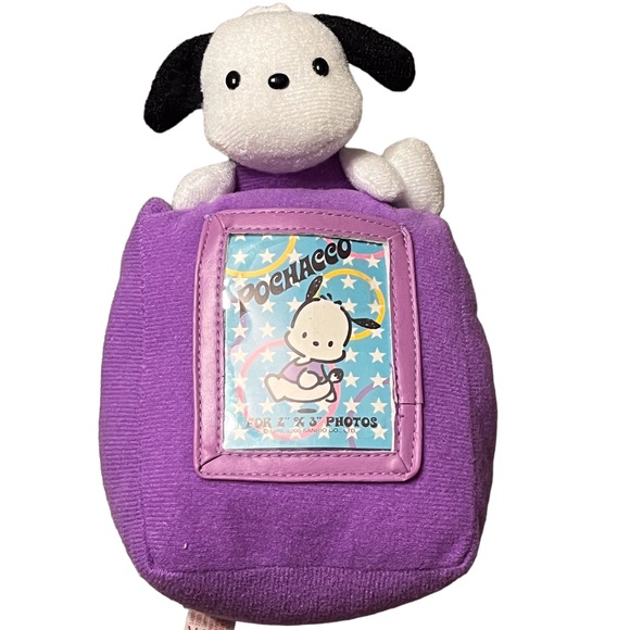 Sanrio | Other | Vintage Sanrio Smilies 200 Pochacco Purple Beanbag Dog ...
